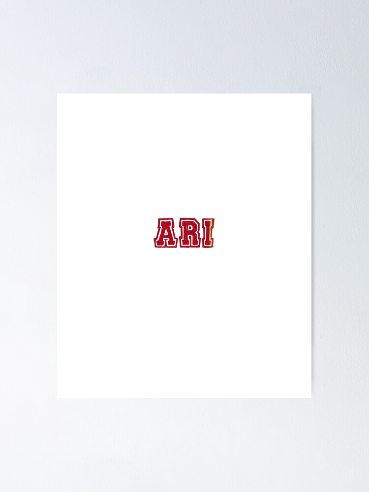 "ARI" Poster for Sale by ruviogevio | Redbubble