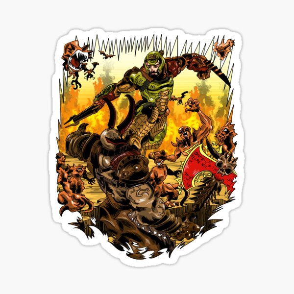 "Doom Eternal Shooting Game Developed By Software Video Games Die Hell ...