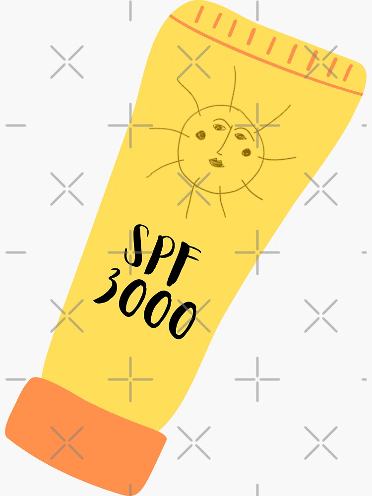 "Lorde SPF 3000 Sunscreen Lotion Bottle " Sticker for Sale by ...