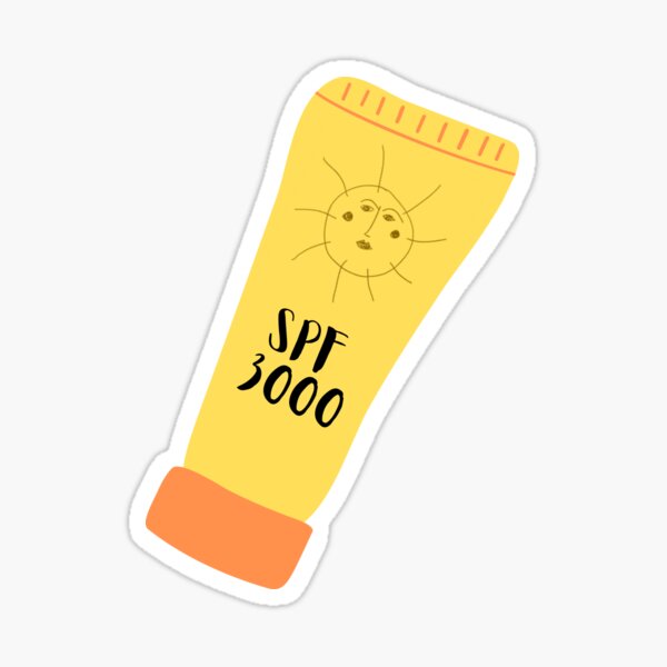 "Lorde SPF 3000 Sunscreen Lotion Bottle " Sticker for Sale by ...