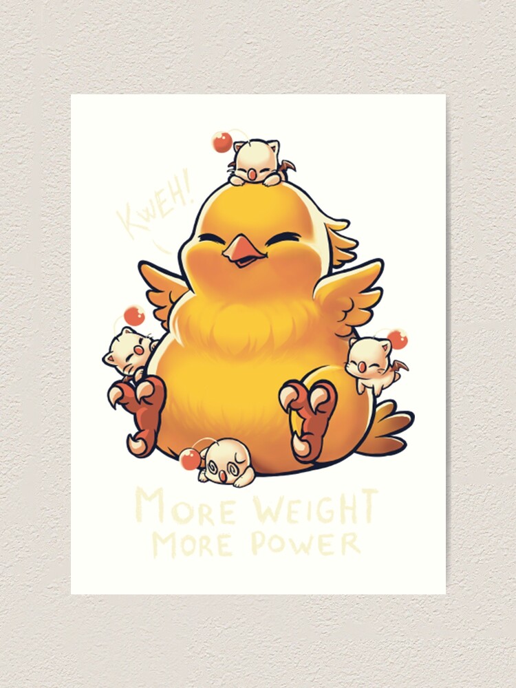 "Chocobo Kweh Fat Chocobo Final Fantasy Creature Monster Summon " Art ...