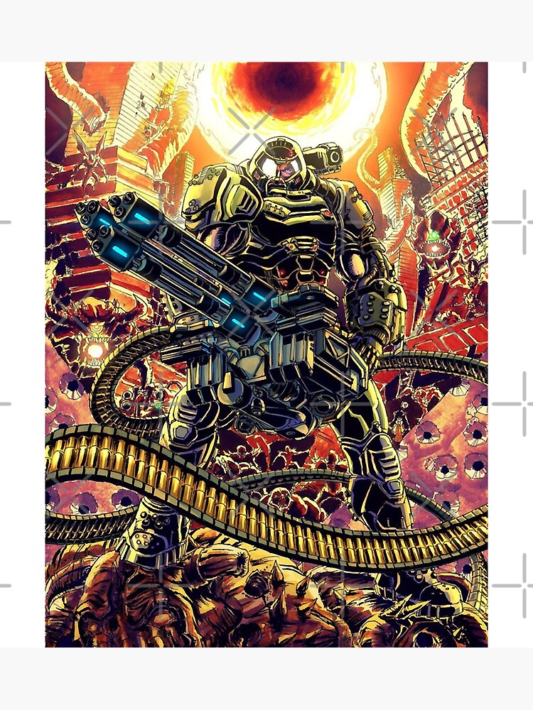 "Doom Eternal Shooting Game Developed By Software Video Games Die Hell ...