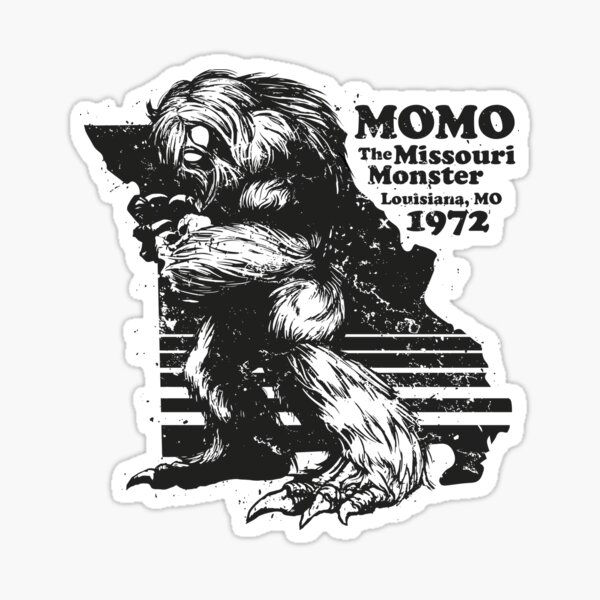 "Momo - The Missouri Monster" Sticker for Sale by WorldMythMuseum ...