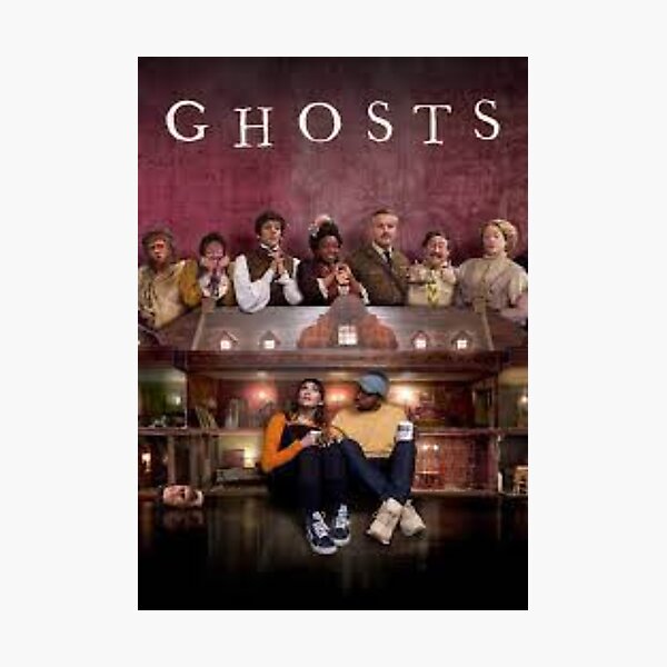 Prints Wood & Linocut Prints BBC GHOSTS Button House Lino Print A6 Art ...