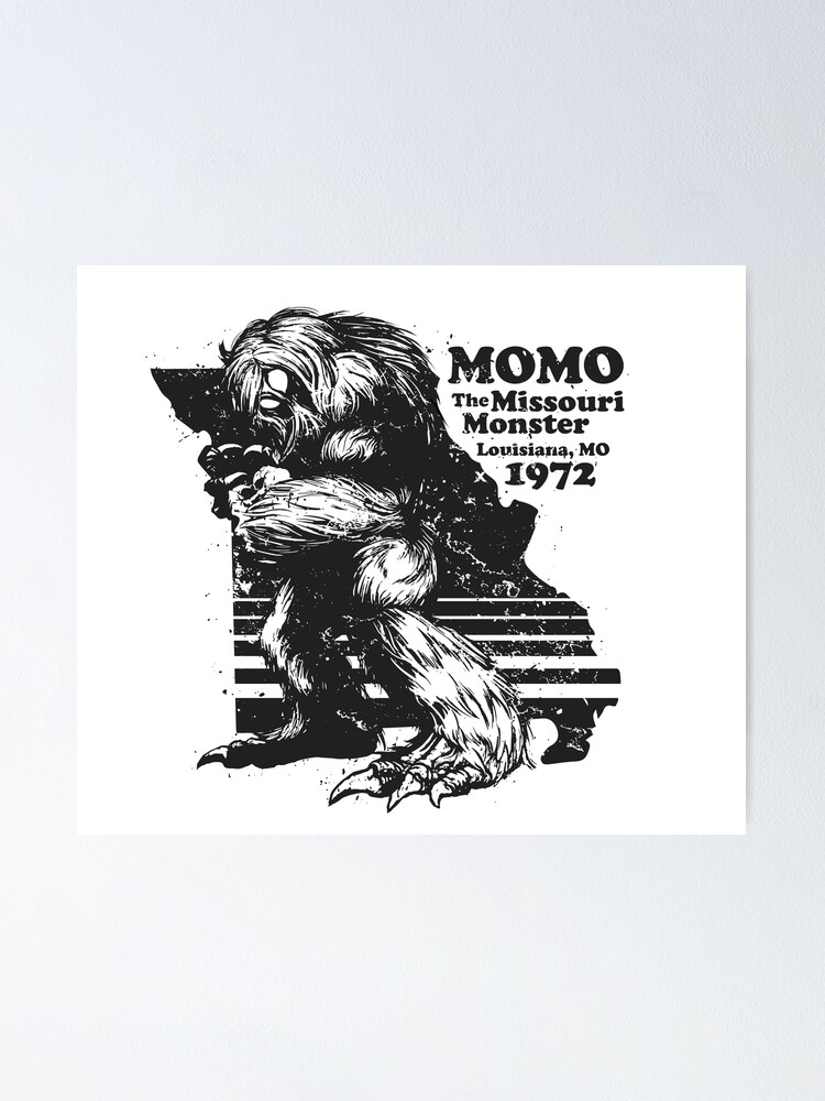 "Momo - The Missouri Monster" Poster for Sale by WorldMythMuseum ...