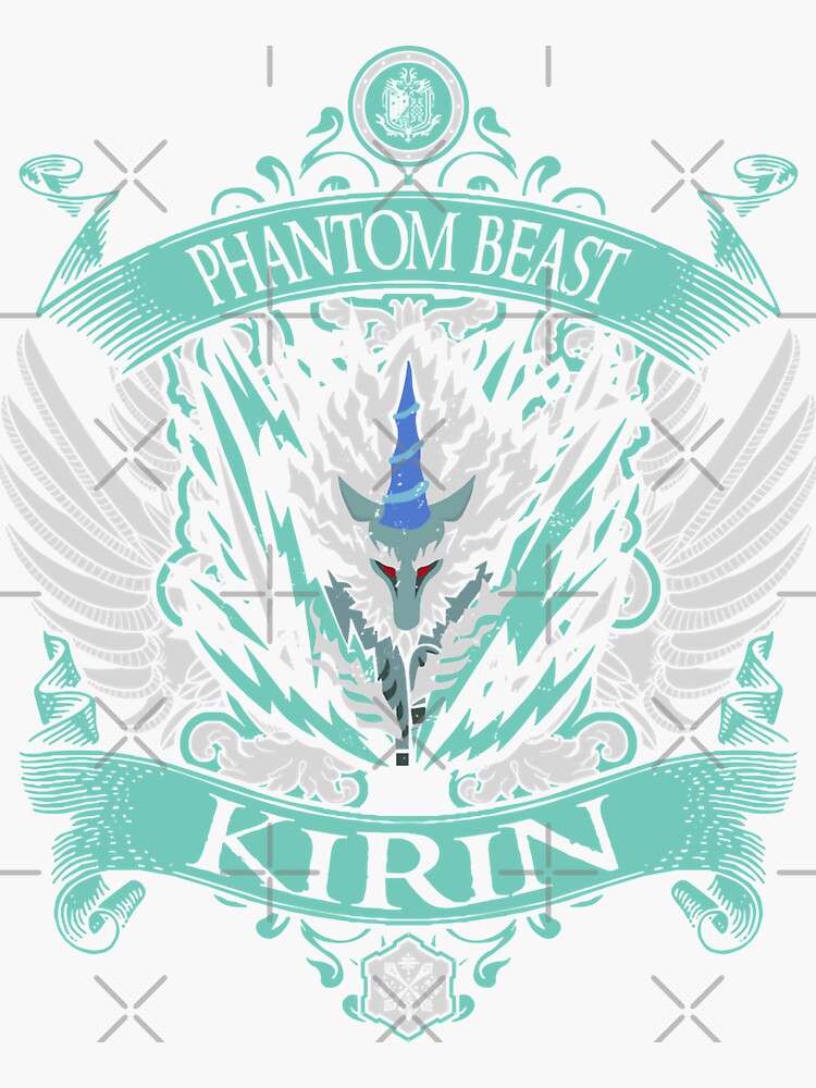 "Kirin logo" Sticker for Sale by WestbrookCruz | Redbubble
