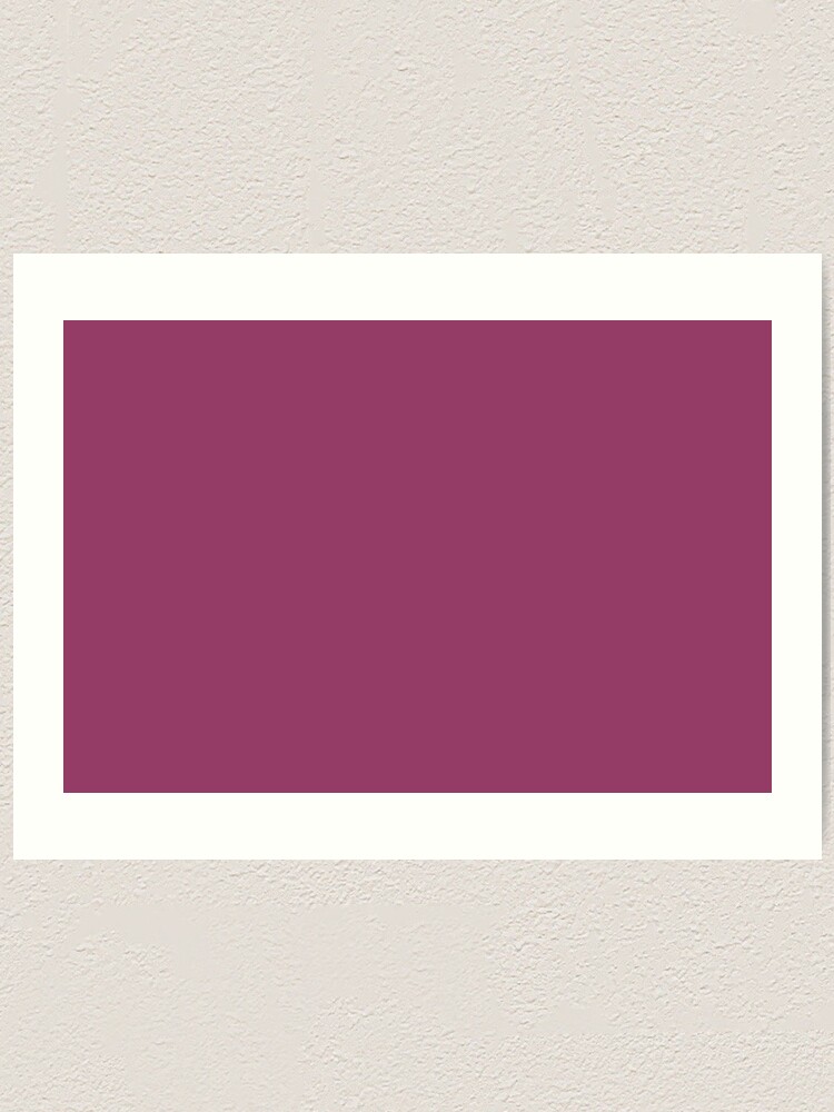 Lámina artística «Deep Purple Pink Solid Color 2022 Trending Hue Dynamo ...