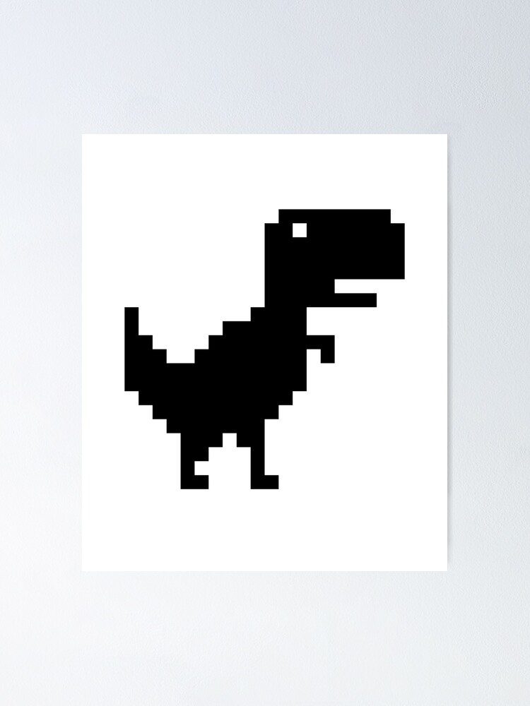 Poster « Cadeau d'icône de logo de Google downasaur pour le fan de ...