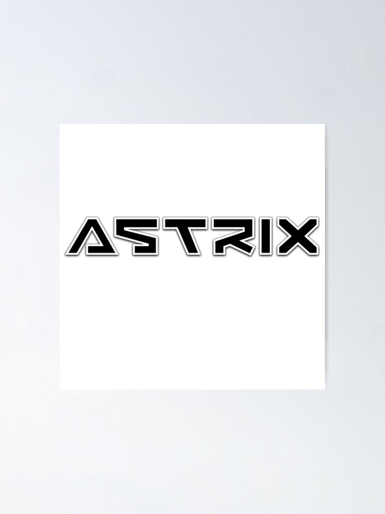 "Astrix Logo" Poster for Sale by Unfairsneaker | Redbubble