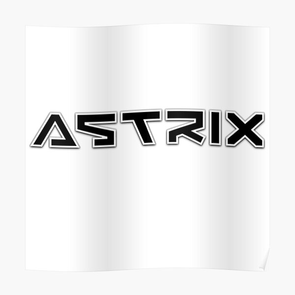 "Astrix Logo" Poster for Sale by Unfairsneaker | Redbubble
