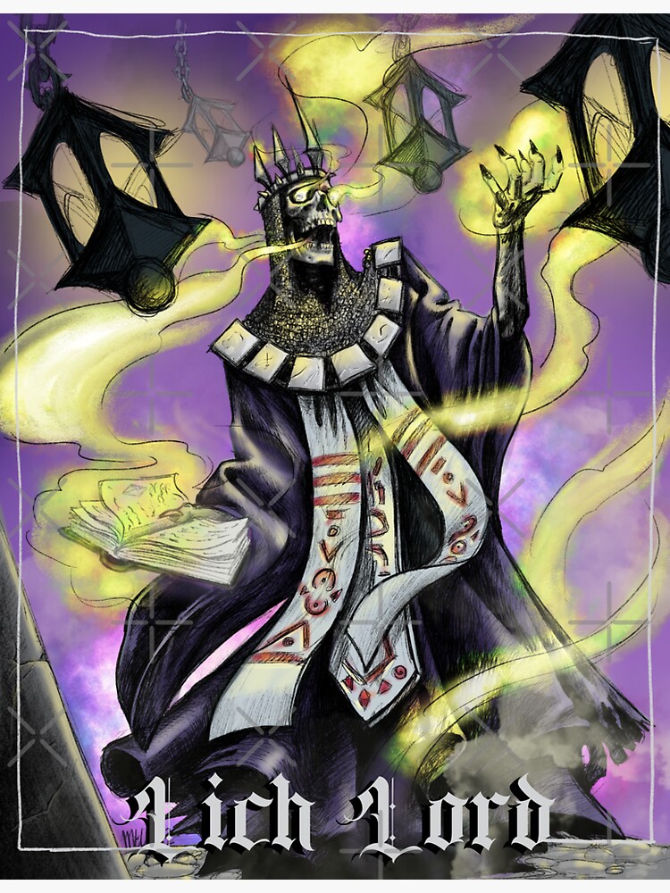 "Lich Lord" Sticker for Sale by GambitsInk | Redbubble