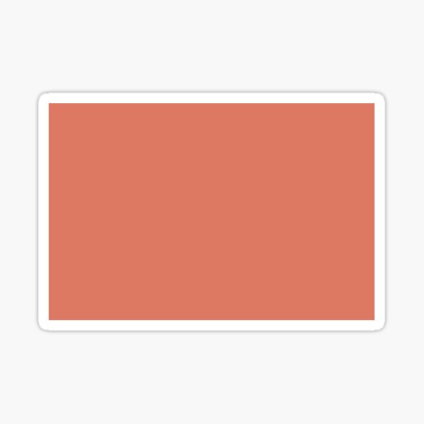 Pegatina «Pink Clay Solid Color 2022 Trending Hue Rejuvenate SW 6620 ...