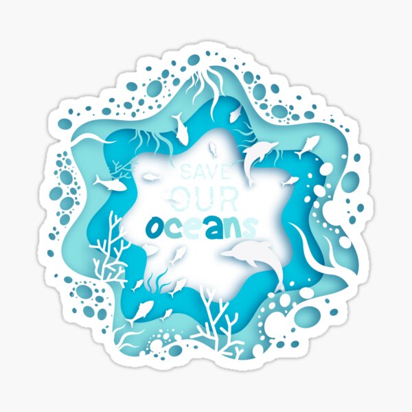 " Save our oceans gifts" Sticker for Sale by boba2002 | Redbubble