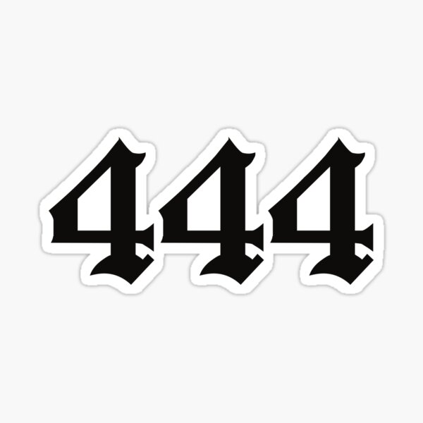 "444 Angel Number " Sticker for Sale by revabagde | Redbubble