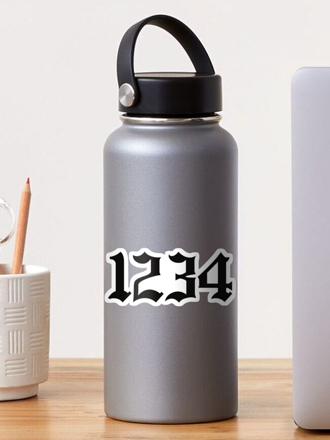 "1234 Angel Number " Sticker for Sale by revabagde | Redbubble