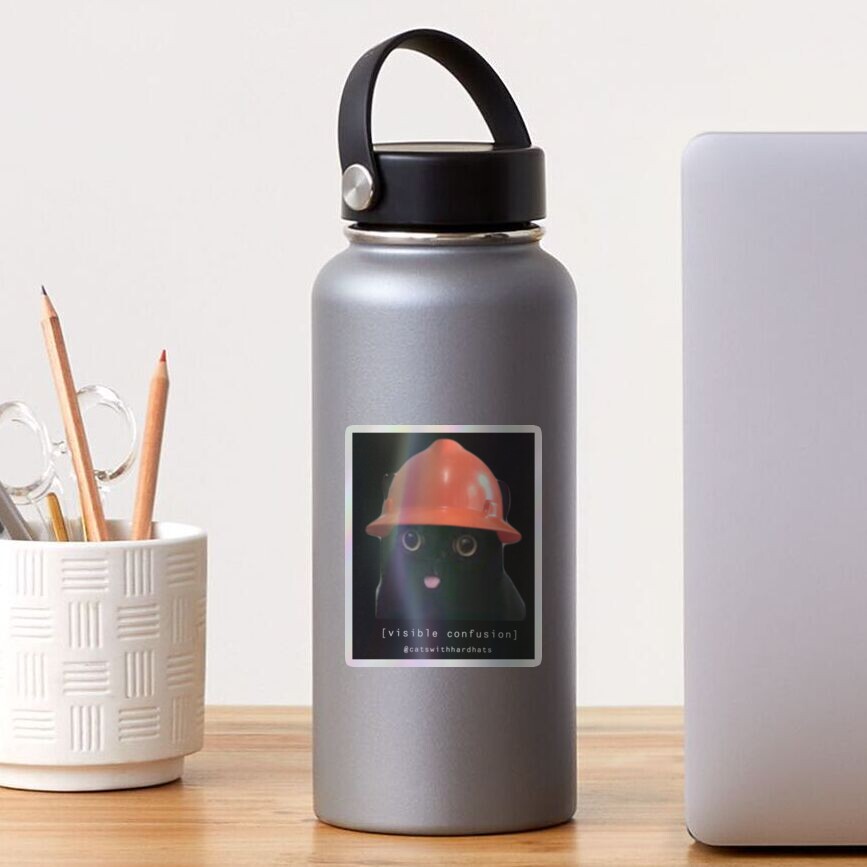 "Visible confusion " Magnet for Sale by Catwithhardhat | Redbubble