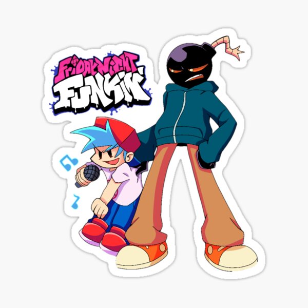 "fnf witty and boyfriend" Sticker for Sale by AlexandraVictor | Redbubble