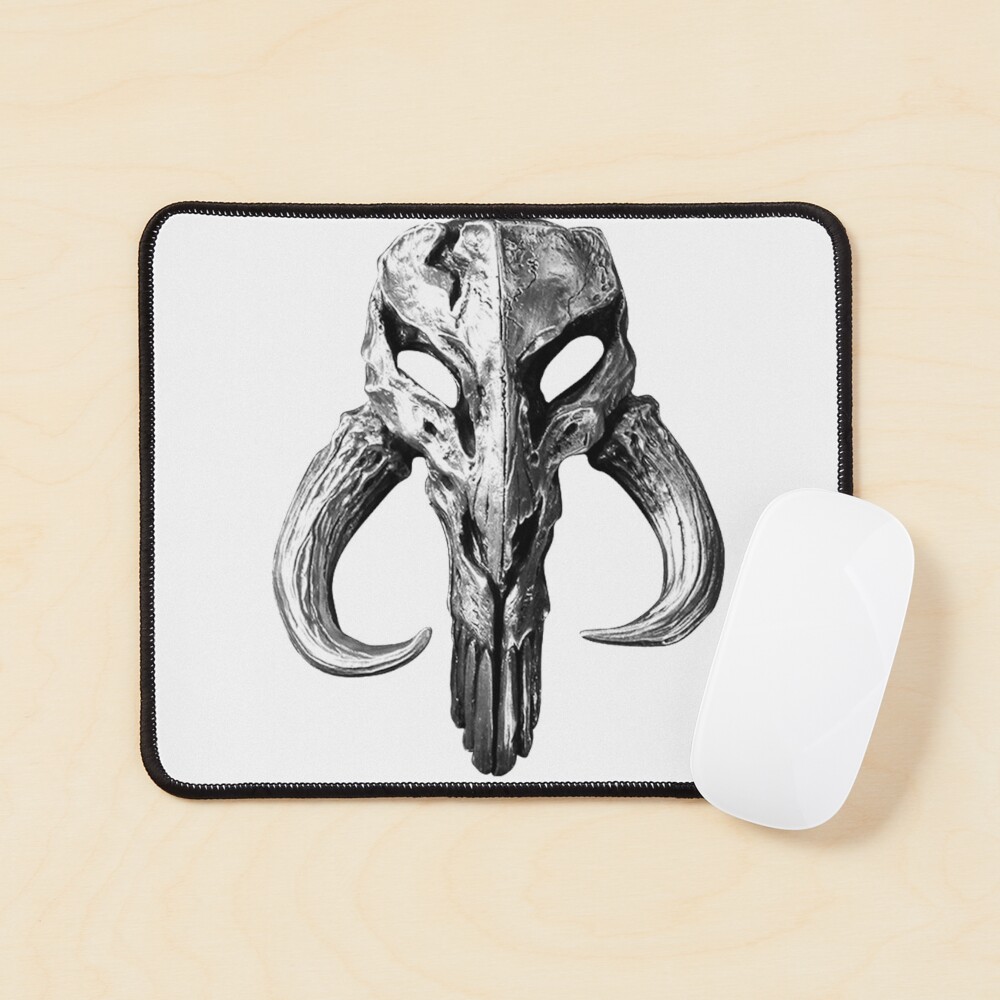 "Mythosaur Sigil - Grey Metallic Skull" Sticker for Sale by ecdato ...
