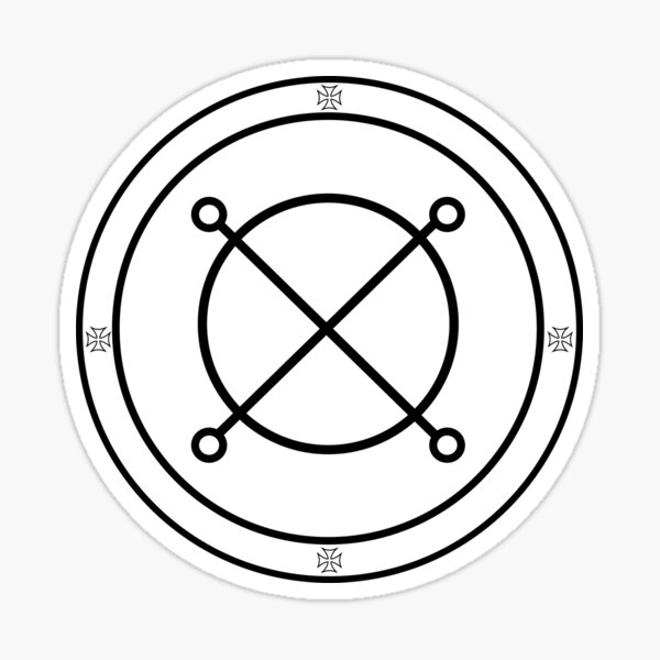 "Planetary Seal of Jupiter the Magic Square Symbol" Sticker for Sale by ...