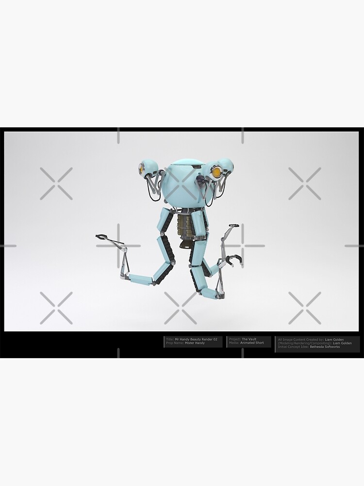 "Mr Handy - 3D Model " Poster by LBG44 | Redbubble