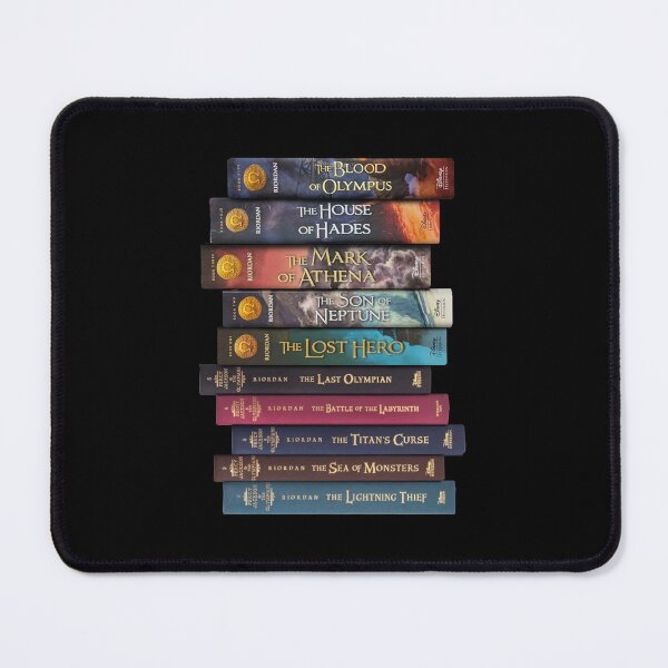 "Rick Riordan's Percy Jackson Series" Mouse Pad for Sale by kyreeeeeeen ...
