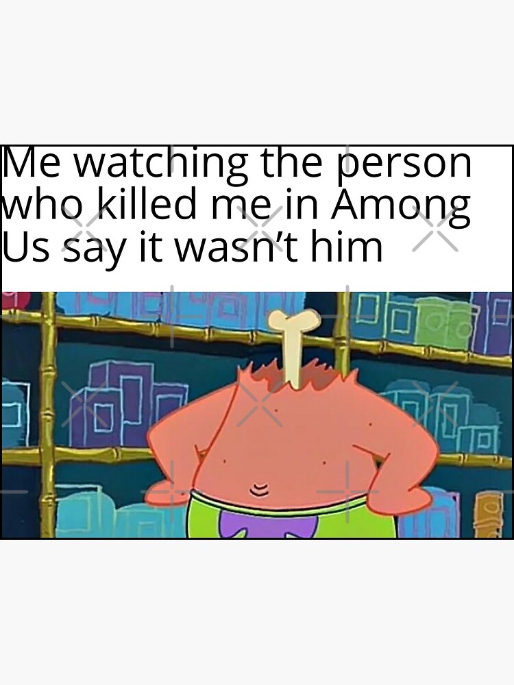 "Patrick Star Meme" Sticker for Sale by martimmendes | Redbubble