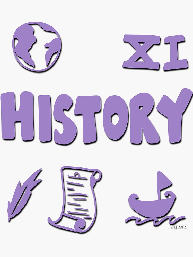 "History sticker pack" Sticker for Sale by Tayter3 | Redbubble