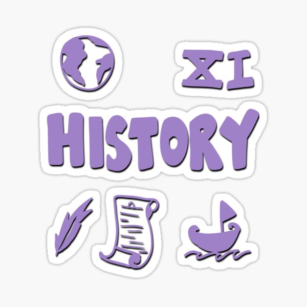 "History sticker pack" Sticker for Sale by Tayter3 | Redbubble