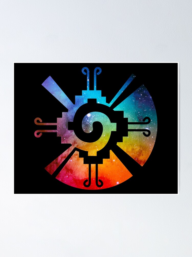 Póster «Símbolo de la galaxia maya azteca de Hunab Ku» de ...