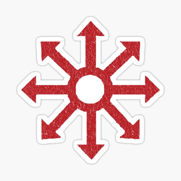 "Chaos Magic Red Arrows" Sticker for Sale by signsandsymbols | Redbubble