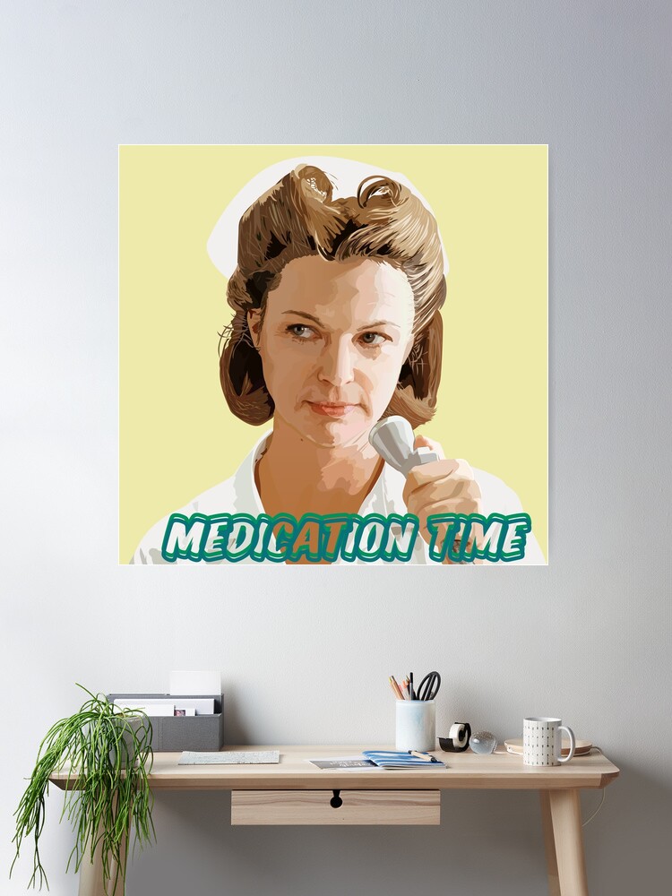 Nurse Ratched Art Prints Redbubble Nurse Ratched Wall Art For Sale