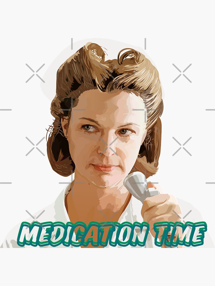 "Nurse Ratched" Sticker for Sale by ShadyShirtShop | Redbubble