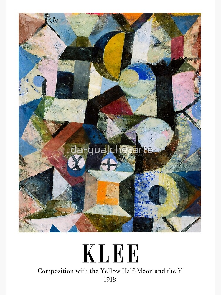 "Paul Klee - Composition with the Yellow Half-Moon and the Y" Art Print ...