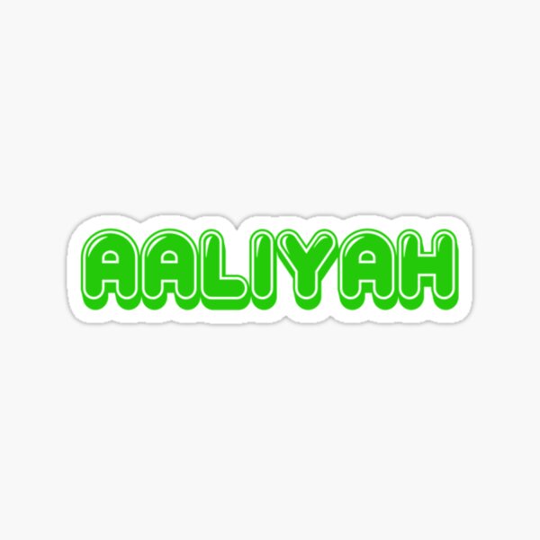 "AALIYAH| Perfect Gift Aaliyah " Sticker for Sale by aaliyahea | Redbubble