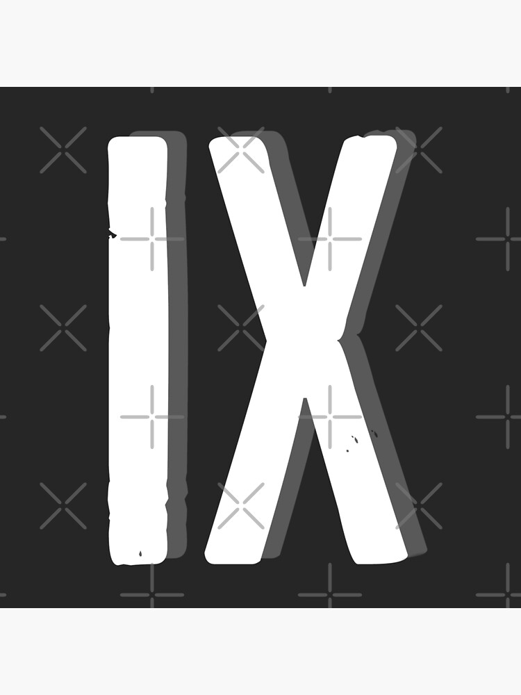 Póster « Número romano IX» de Rayner21 | Redbubble