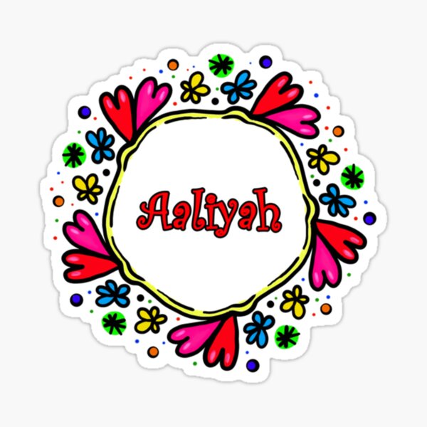"Cartoon Funk Aaliyah Doodle| Perfect Gift Aaliyah " Sticker for Sale ...