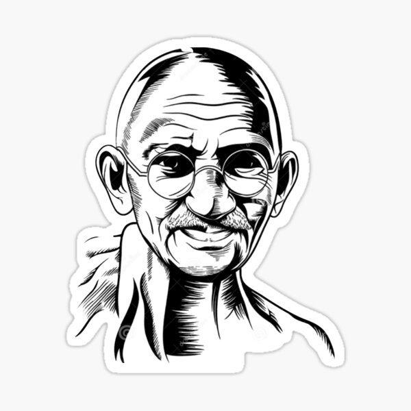 "indian freedom fighter" Sticker for Sale by Mariocii | Redbubble