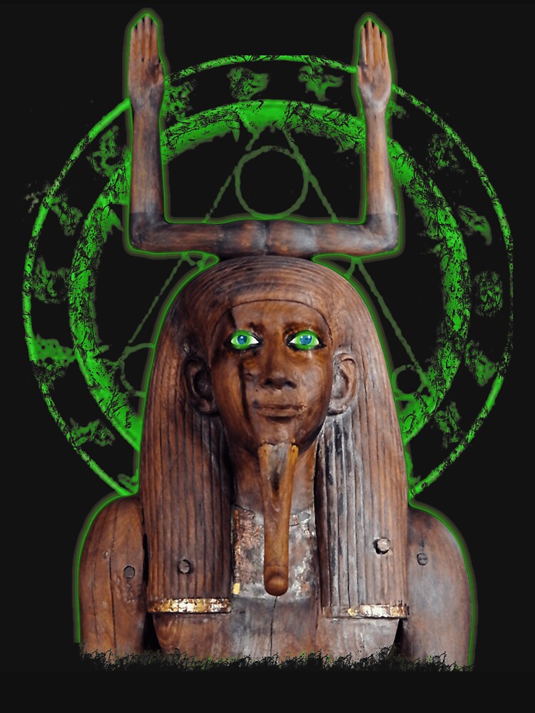 "Heka Egyptian God of Magic" T-shirt for Sale by signsandsymbols ...