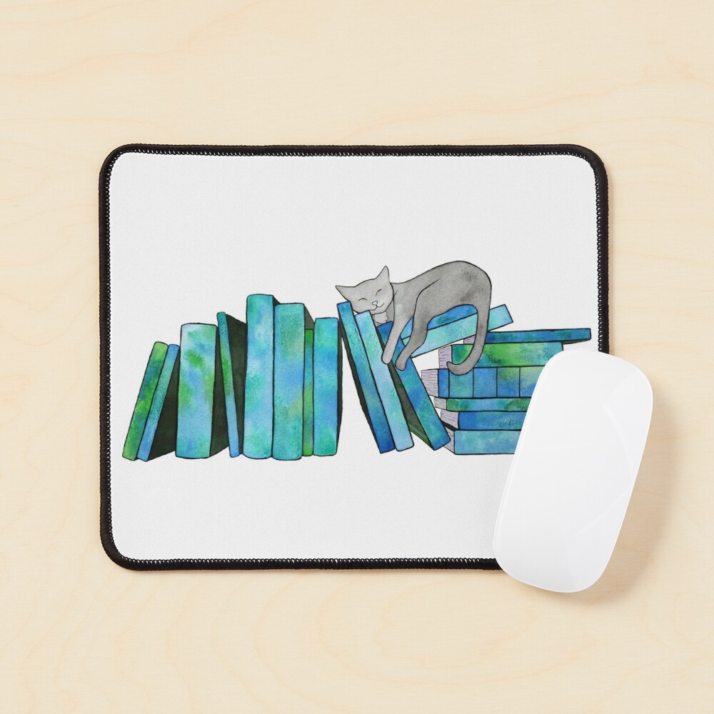 "Literary Naps Blue" Sticker for Sale by DiBeauteous | Redbubble