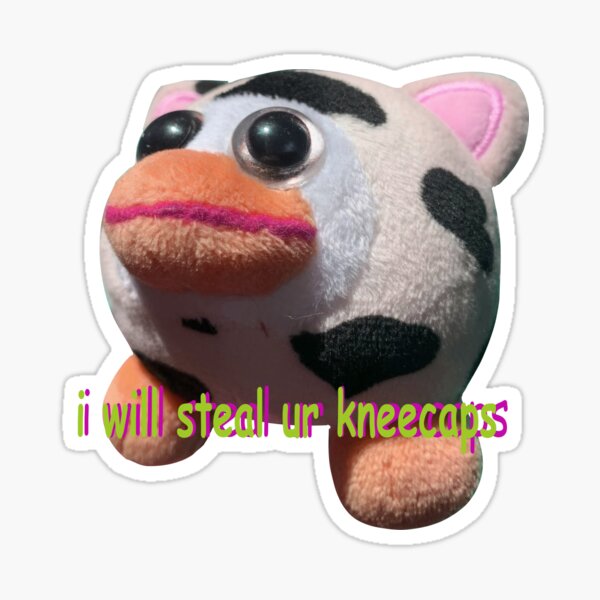 "Peepy will steal ur kneecaps" Sticker for Sale by nessieofwaas | Redbubble