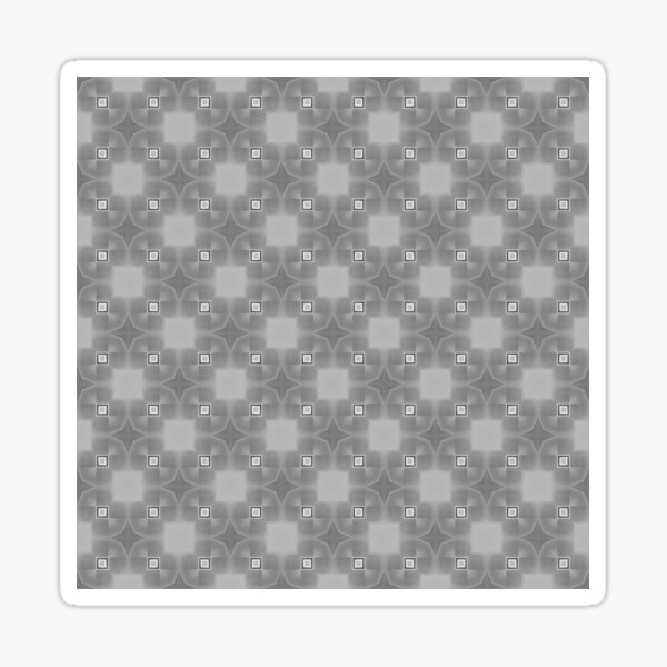 "Light Grey Trendy Texture Digital Graphical Pattern Design" Sticker ...