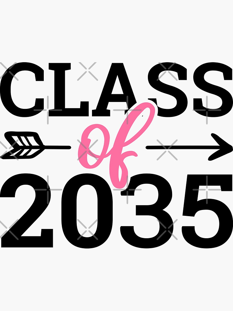 "Class Of 2035 - Grow With Me Graduation III" Sticker for Sale by lemon ...