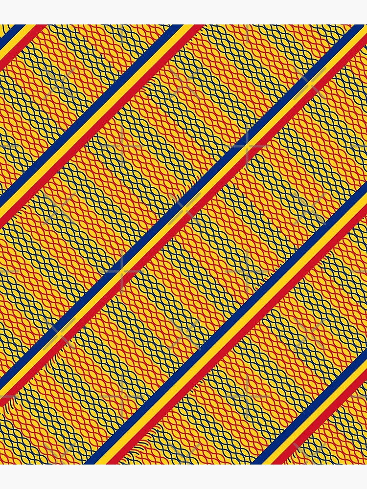 "Romania Colours Ribbon Pattern" Poster for Sale by PatternsUp | Redbubble