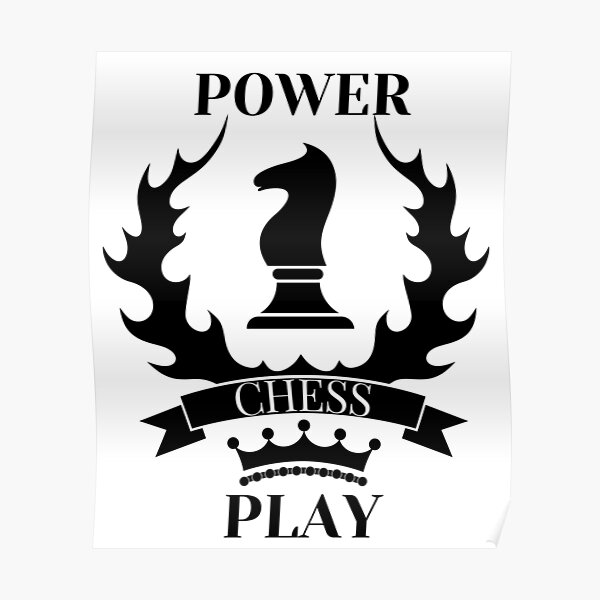 "Power play chess" Poster by narilex | Redbubble