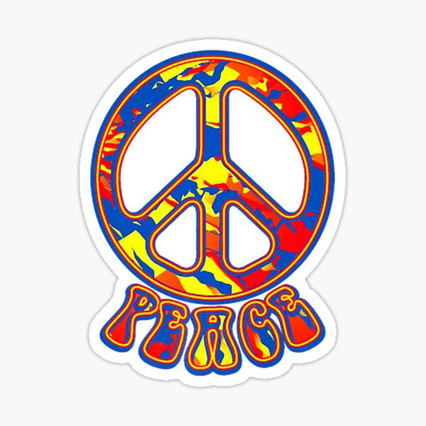"Peace Logo" Sticker for Sale by CuongSangChanh1 | Redbubble