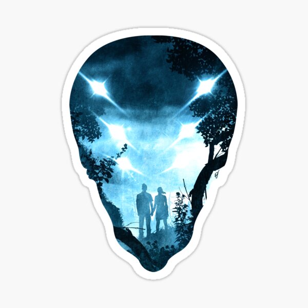 "We are not alone" Sticker by DVerissimo | Redbubble