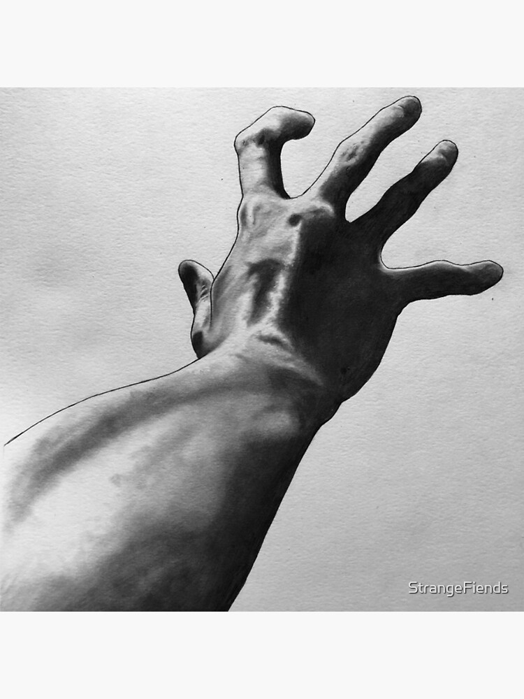 "Gnarly Hand" Sticker for Sale by StrangeFiends | Redbubble