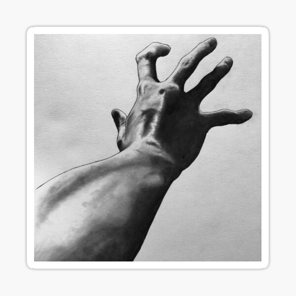 "Gnarly Hand" Sticker for Sale by StrangeFiends | Redbubble