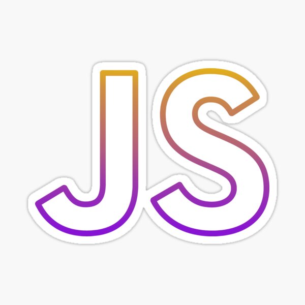 "JS Sunset Contour" Sticker for Sale by arctide | Redbubble