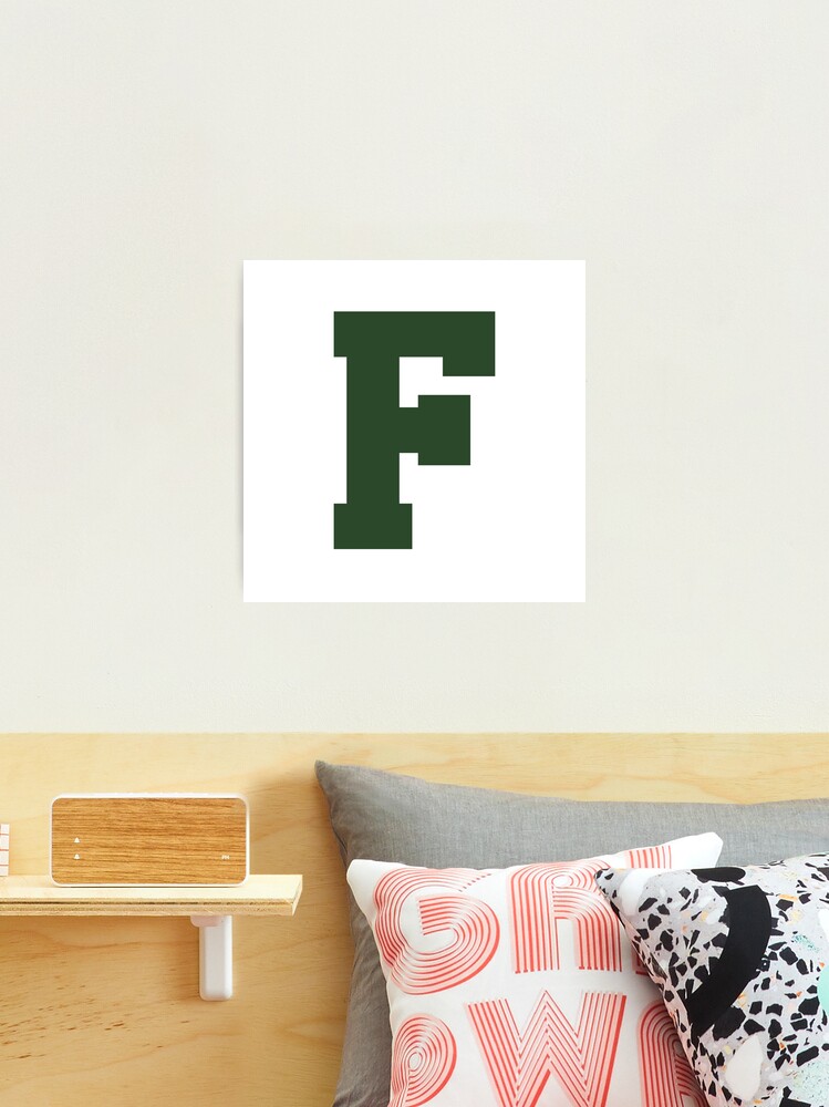 Green Letter F